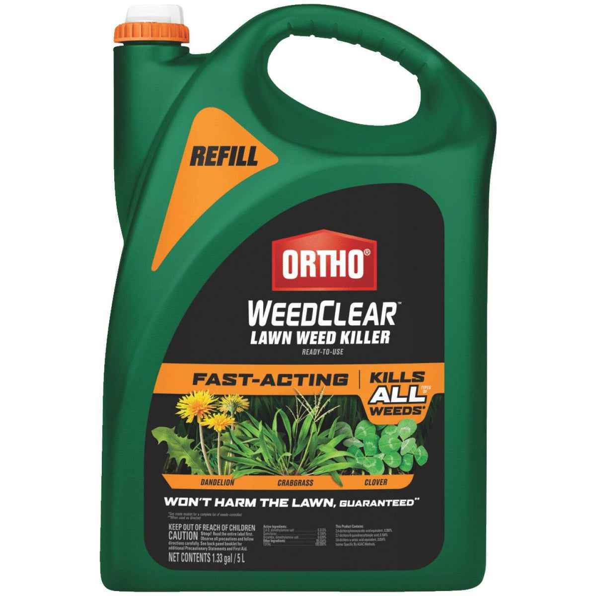 Ortho WeedClear 1.33 Gal. Ready To Use Refill Northern Lawn Weed Killer ...